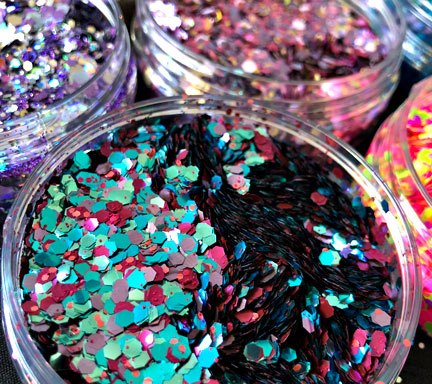 Stand Paillettes de Festival Corps et visage, paillettes éphémères pour ...